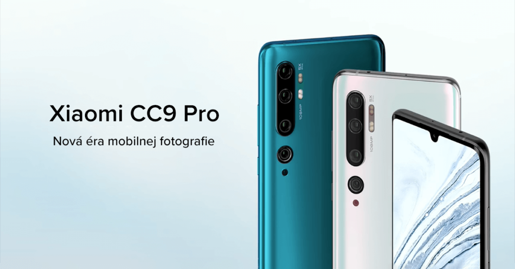 108 MPx penta fotoaparát v Xiaomi CC9 Pro dostane duálnu 4-osovú ...