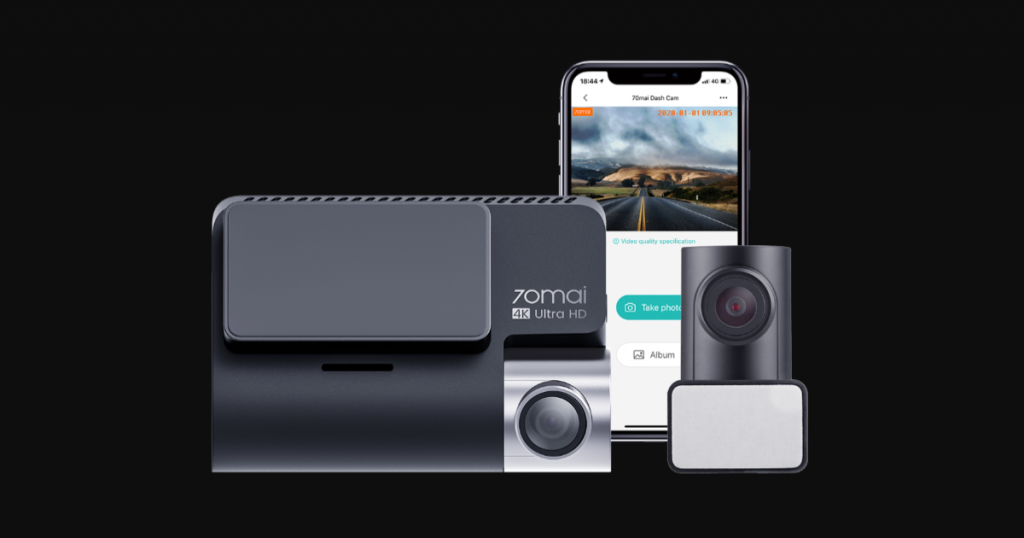 70mai A800: Built-in 4K car camera on sale with coupon