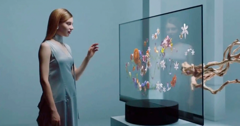 This is how the new transparent Xiaomi Mi TV Lux works