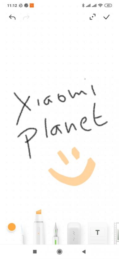 Xiaomi notes application has been updated - the function of sketches ...