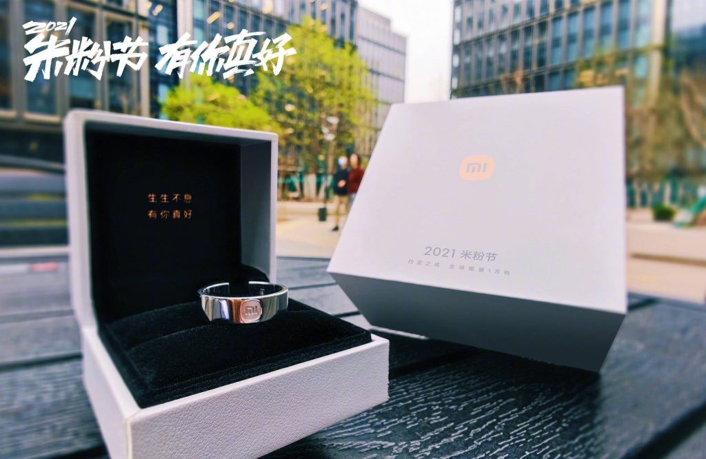 Xiaomi introduced a limited edition ring during the Mi Fan Festival 2021