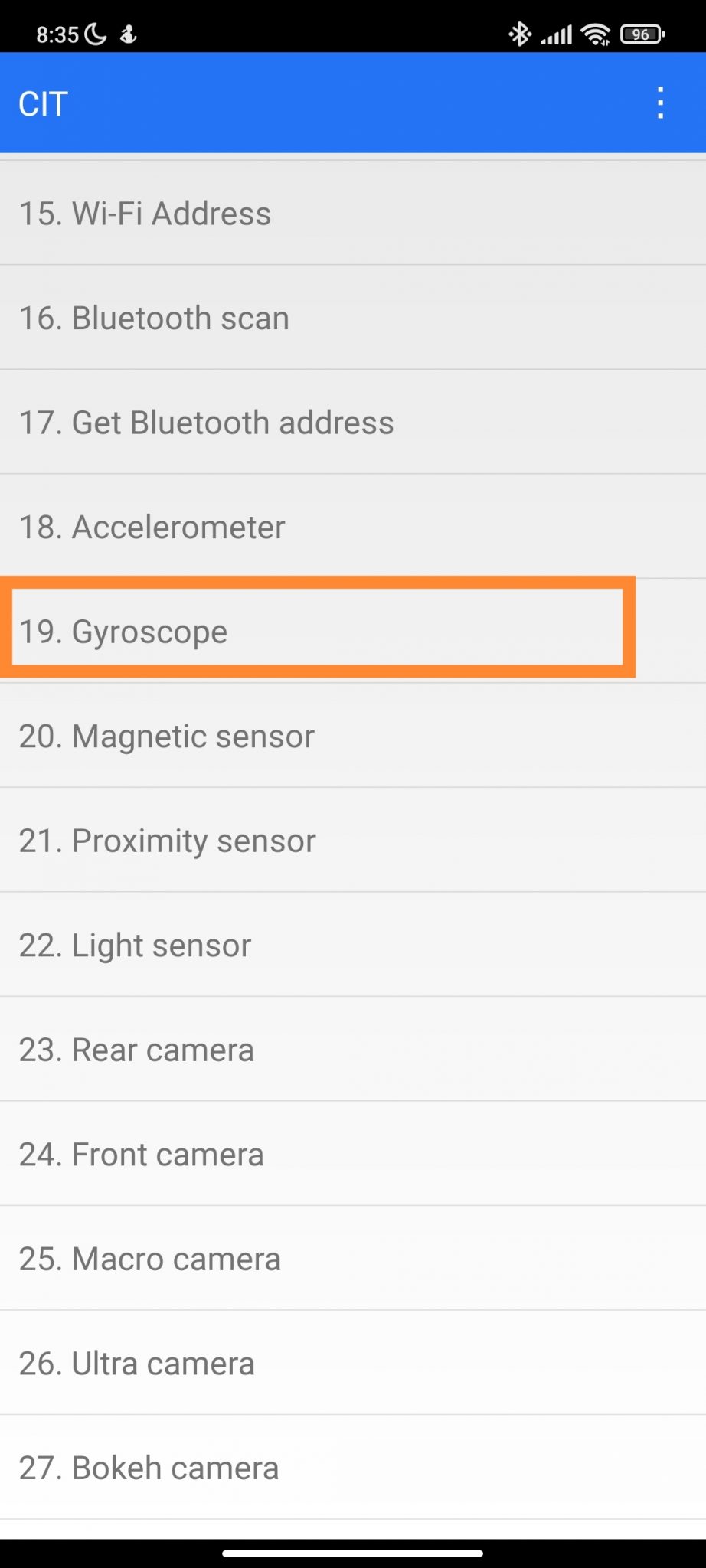 Gyroscope in Xiaomi smartphones you calibrate a simple one - Xiaomi Planet