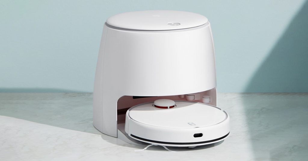 Xiaomi Mijia Sweeping and Mopping The MJSTP robot has a lifting mop