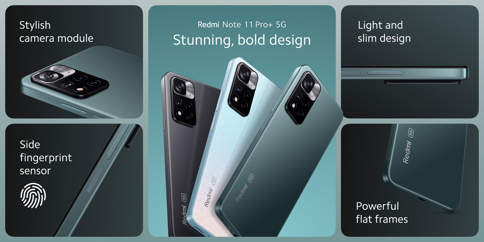 Redmi Note 11 Pro+ 5G finally in the EU: 120W charging, JBL speakers
