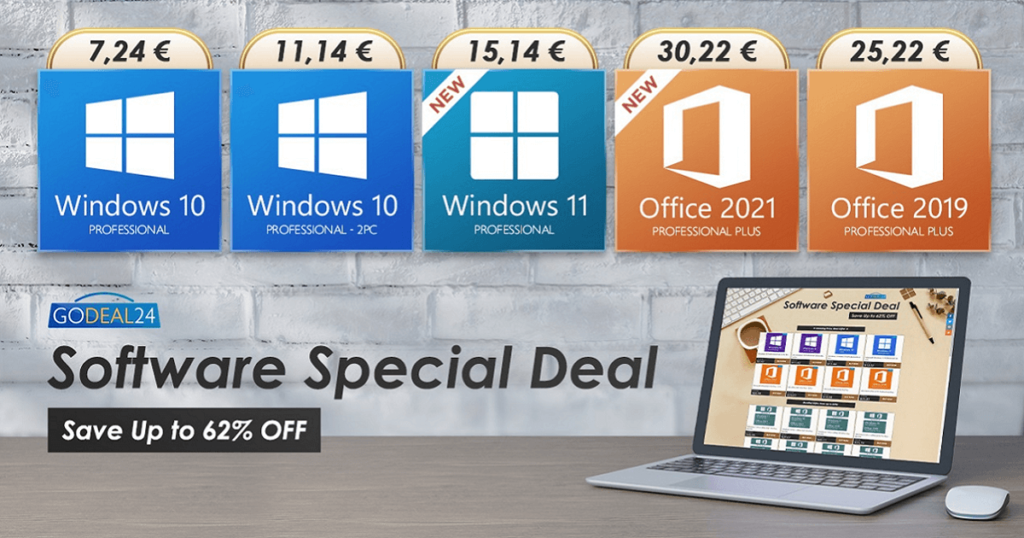 New March software sale: Windows 11 for only € 15,14 and other discounts