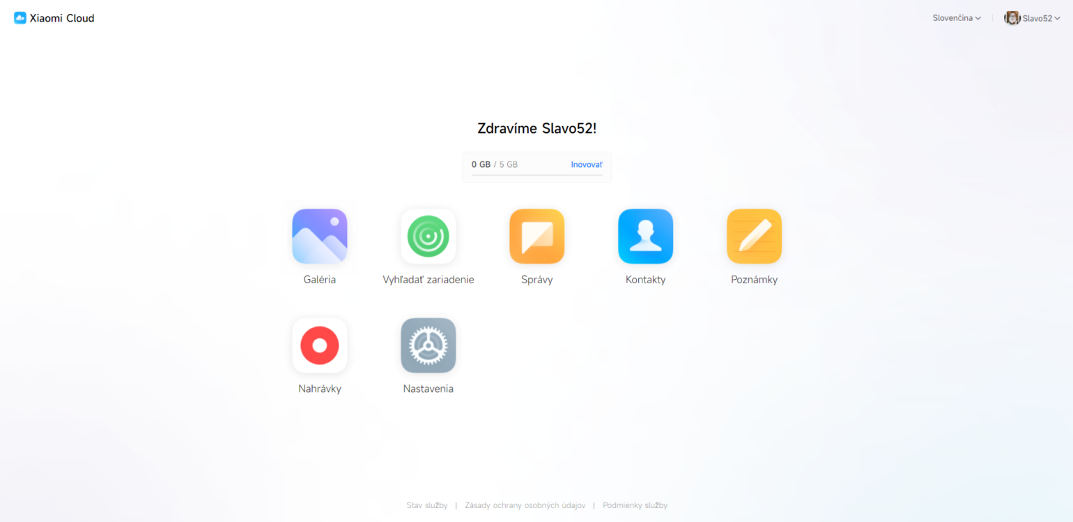 Xiaomi Cloud has been updated with a new gorgeous modern design