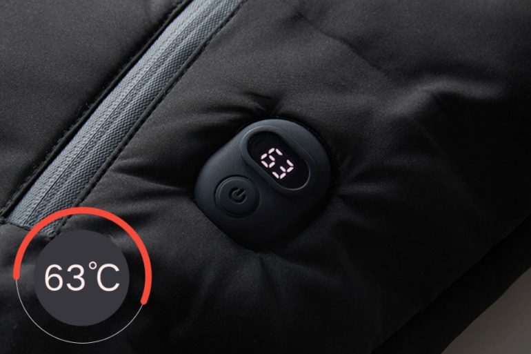 The Xiaomi Kulax heated jacket has graphene and heats up to 63°C