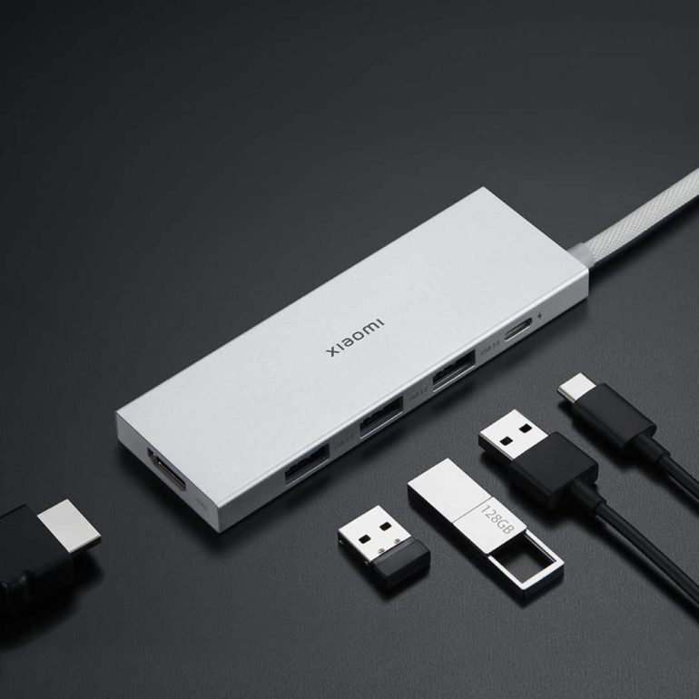 Xiaomi presents a new 5 in 1 USB hub for your laptop - Xiaomi Planet