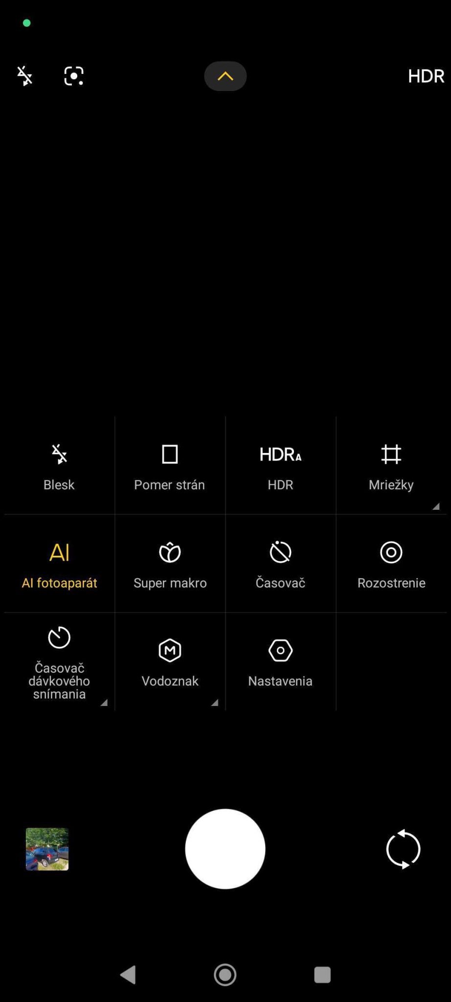 MIUI Camera in version 5.0 brings a completely new user interface