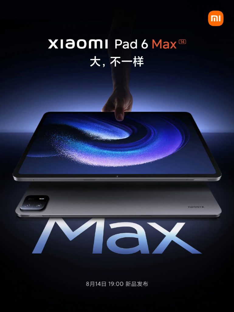 Xiaomi oficiálne potvrdzuje nový tablet Xiaomi Pad 6 Max a smart ...