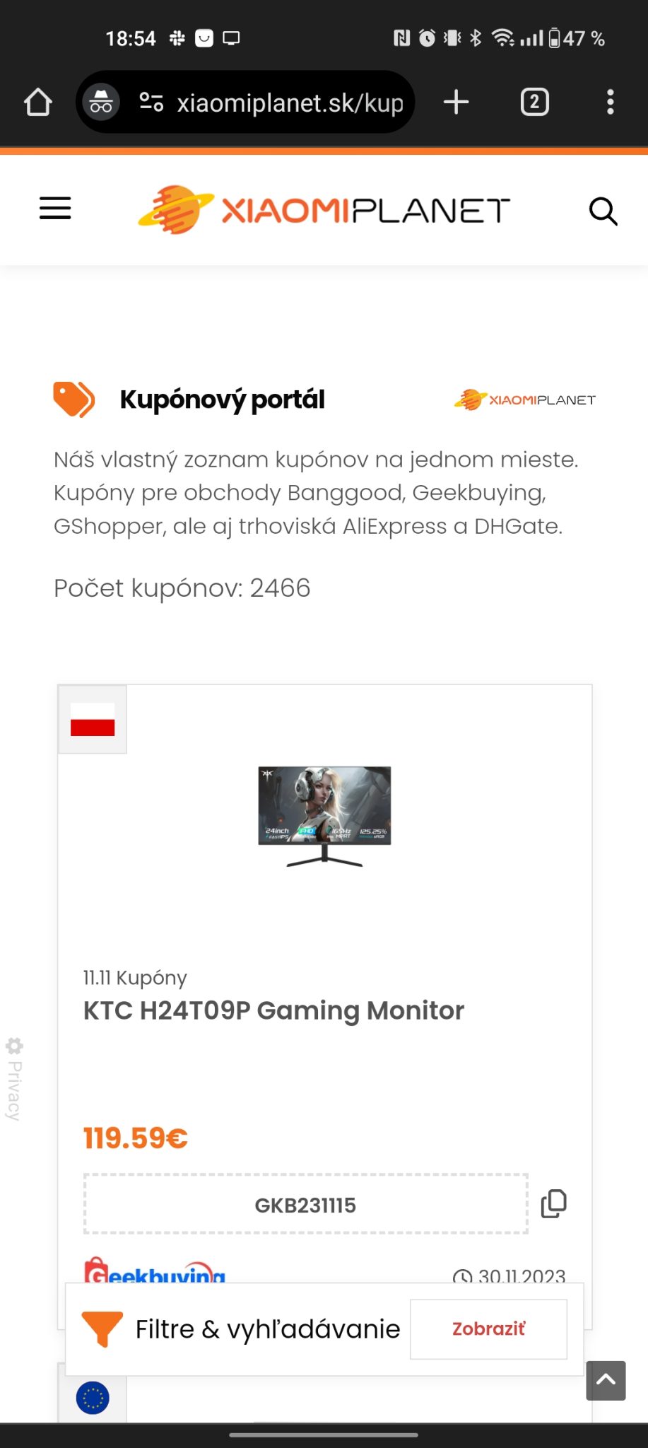 Luxury feature on Xiaomi Planet and China Planet: Coupon portal with ...