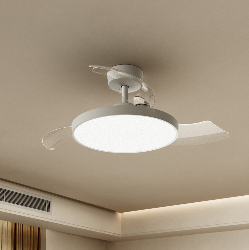 Mijia Fan Light is a ceiling light with a fan from Xiaomi - Xiaomi Planet