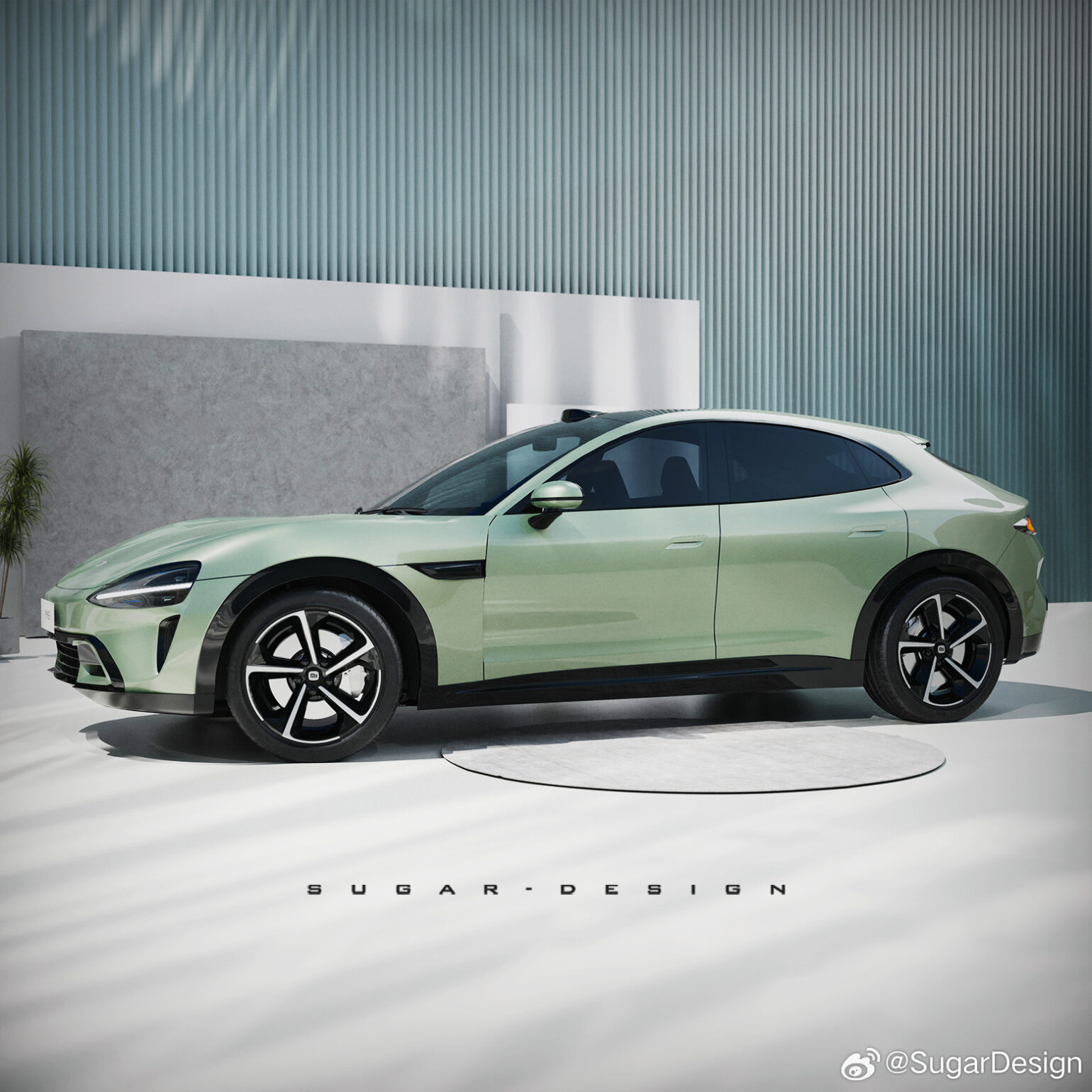 Designers designed the appearance of the first electric SUV from Xiaomi.