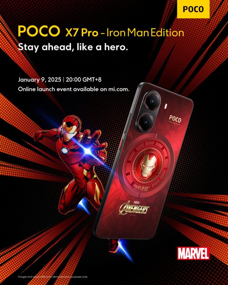 Global POCO X7 Pro 5G will receive a special Iron Man edition!