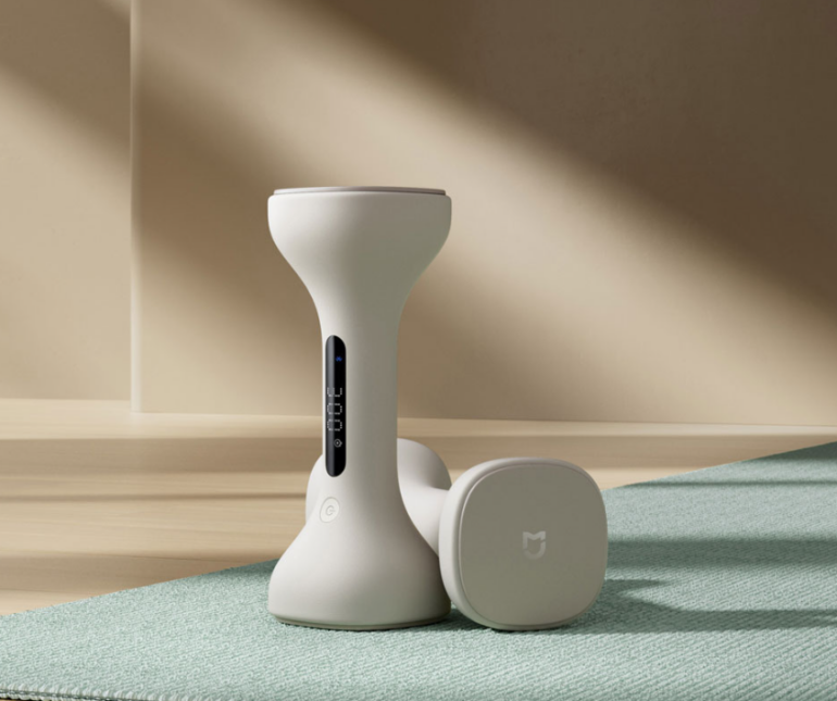 Xiaomi Mijia Smart Dumbbell: One-handed dumbbell with display and ...