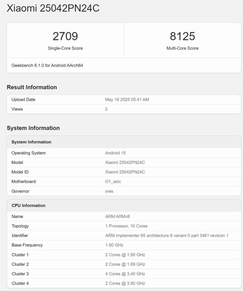 Xiaomi's XRING O1 processor beats the powerful Snapdragon in benchmarks ...