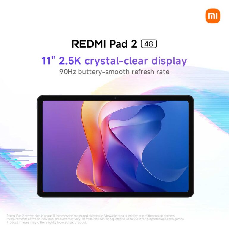 REDMI Pad 2 arrives on the global market: 2.5K display and Helio G100 Ultra